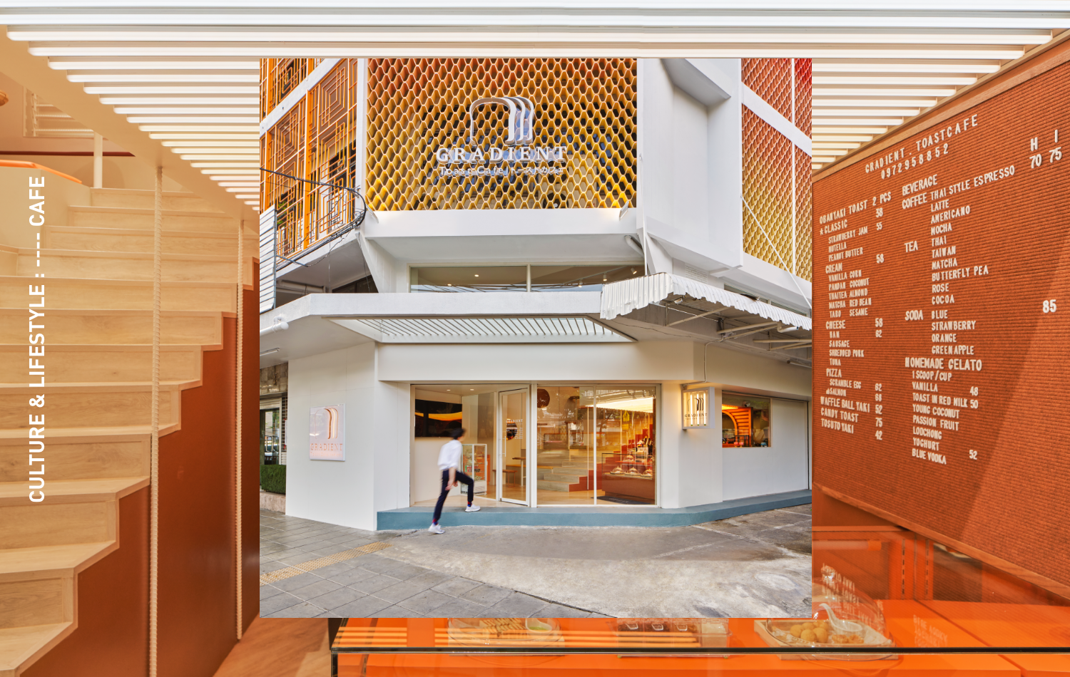 Gradient Toast Cafe ร้านกาแฟที่เสิร์ฟ Obanyaki Toast ในห้องอบอุ่นๆ หลาก ...