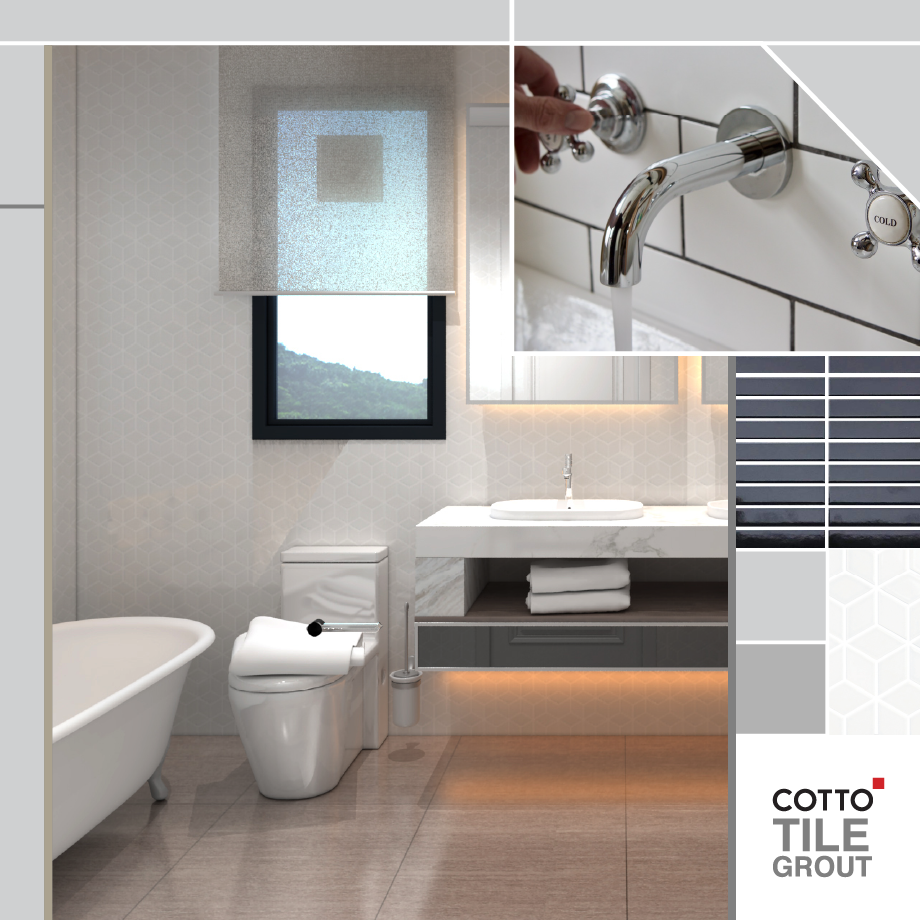 หมดปัญหาคราบราดำ ด้วยนวัตกรรมกาวยาแนวสูตร Ultra Plaster จาก COTTO Tile ...